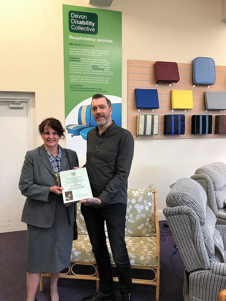 Commendation Operations Director Steve - Devon Disability Collective