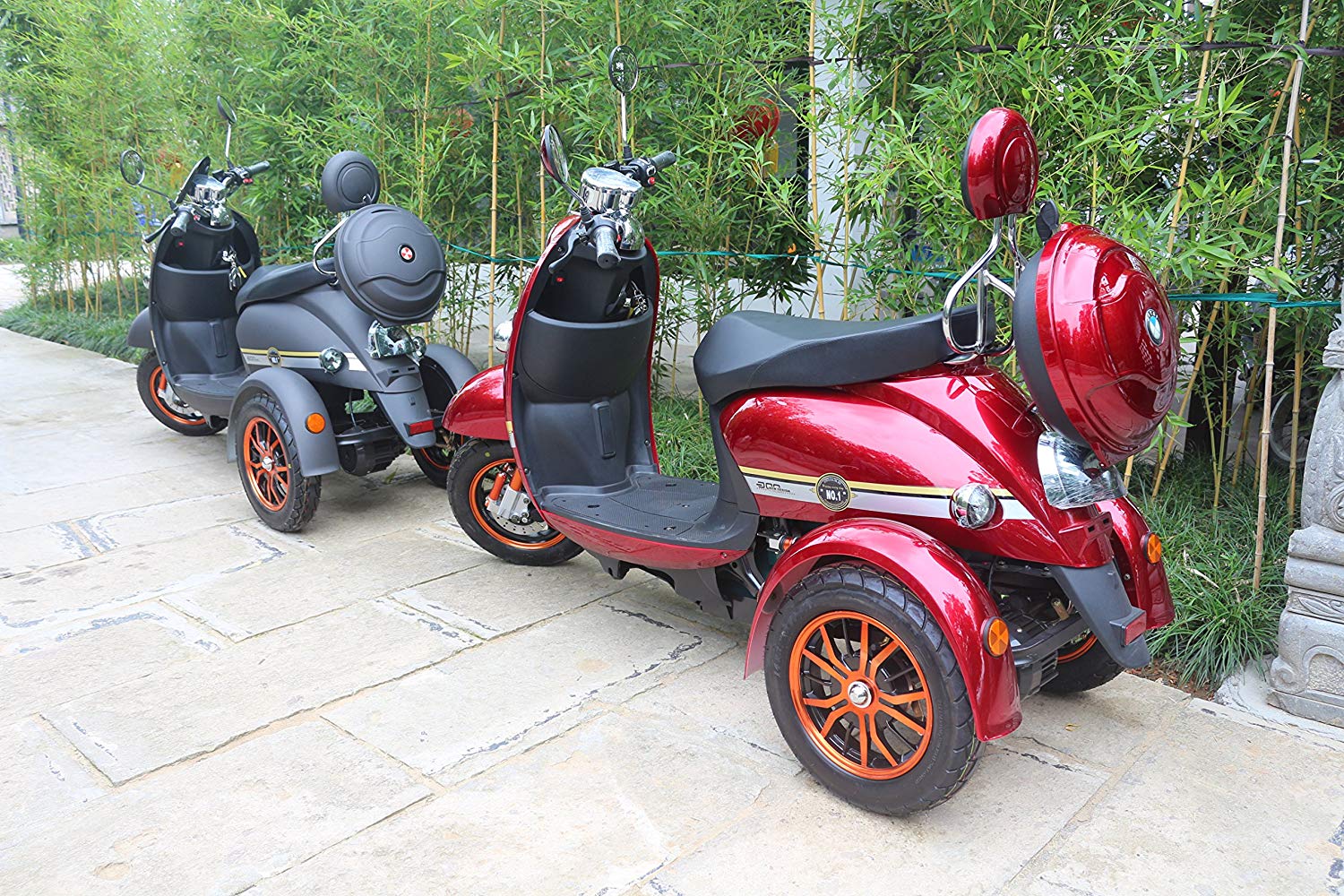 Green power retro mobility scooter 500 3 (9) - Devon Disability Collective