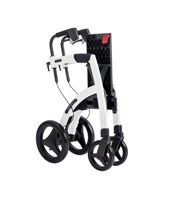 Rollator-Rollz-Motion²-Pebble-White-Rollator-Folded-Right-transparent ...